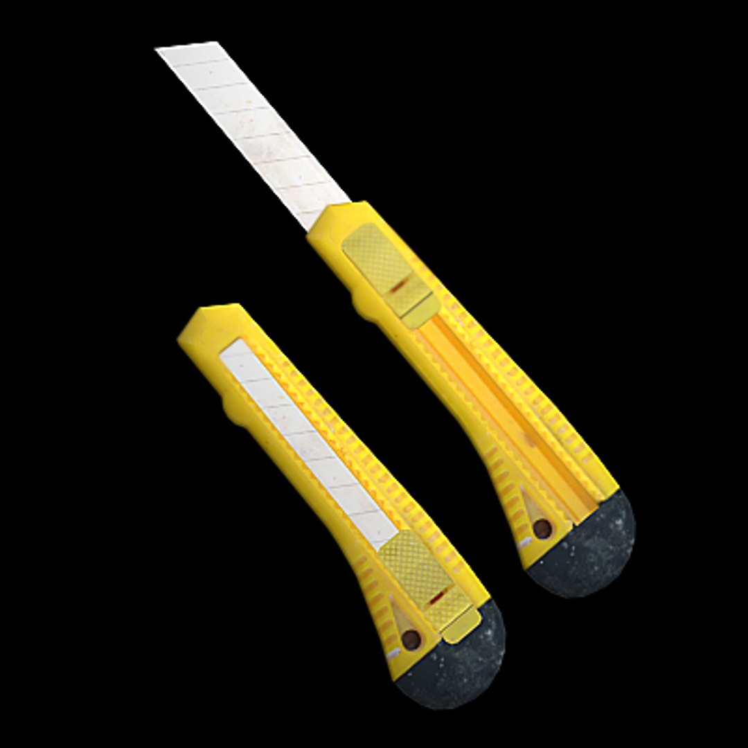 3d simple knife model