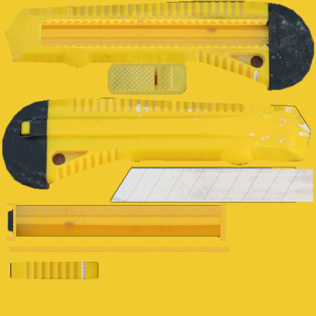 3d simple knife model