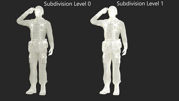 modelo 3d Saludos de soldado de juguete - TurboSquid 2185746