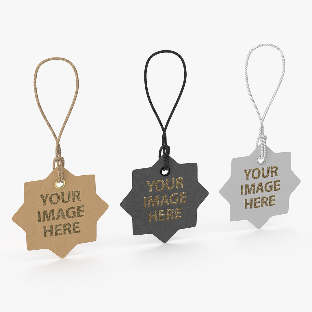Label Tag Star Your Image 3D Model - TurboSquid 1942091