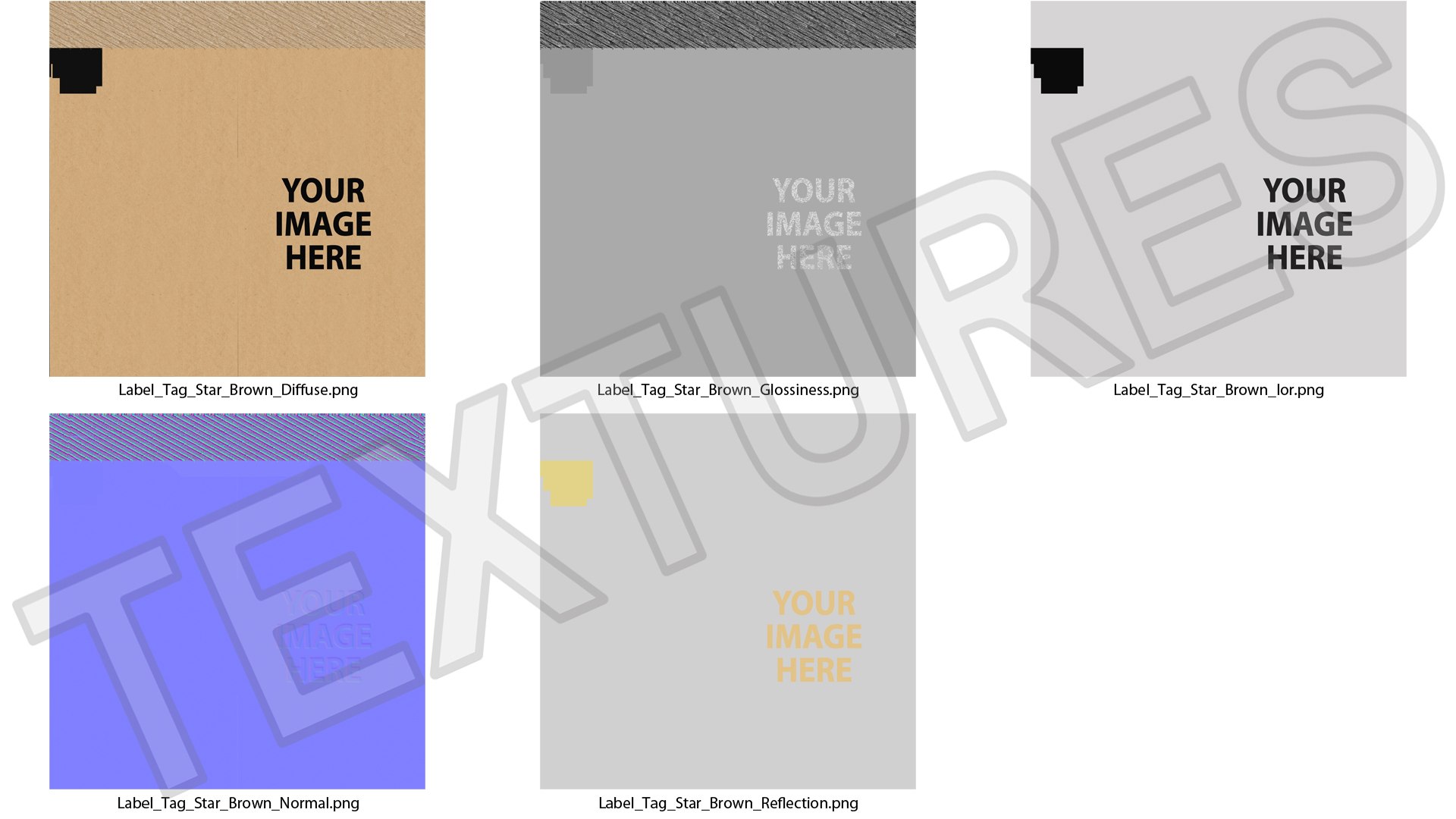 Label Tag Star Your Image 3D Model - TurboSquid 1942091