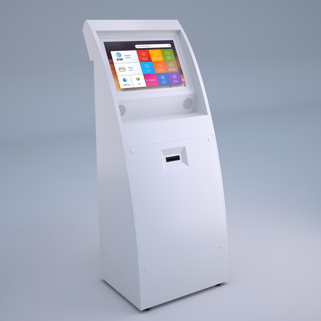 Screen Pay Terminal Touch 3D Model - TurboSquid 1609515