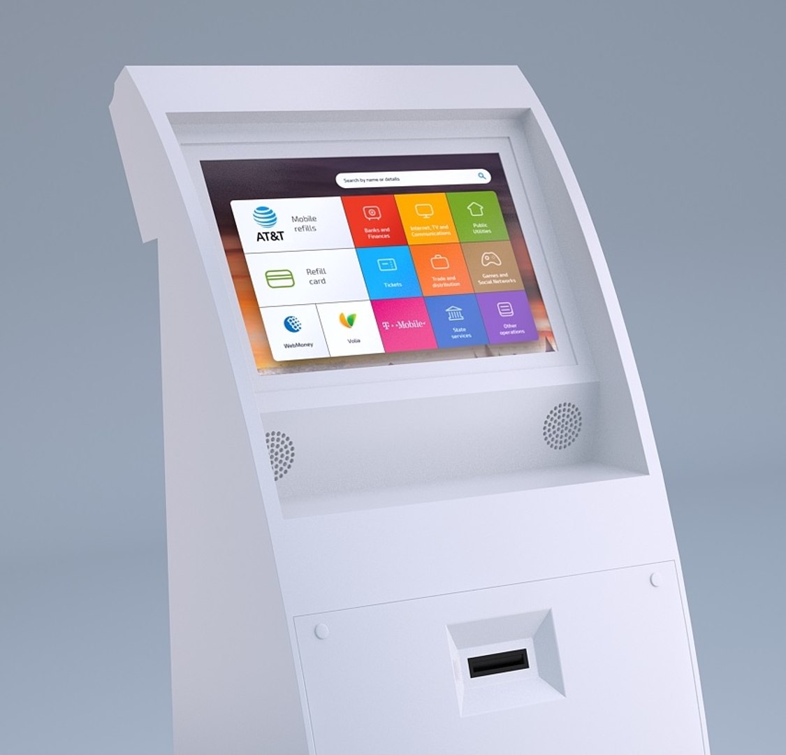 Screen Pay Terminal Touch 3D Model - TurboSquid 1609515