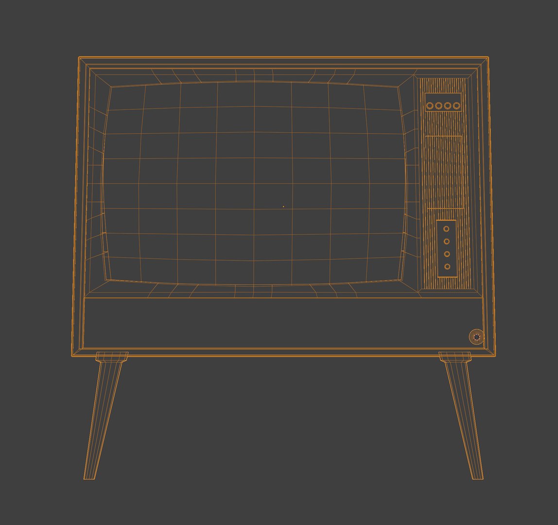 3D Old TV - TurboSquid 2409130