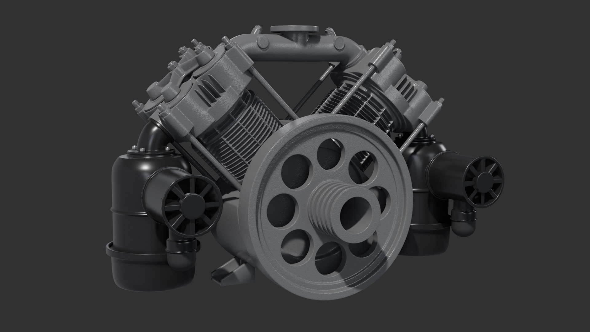 Air Compressor Betico SB2 3D Model - TurboSquid 2205345