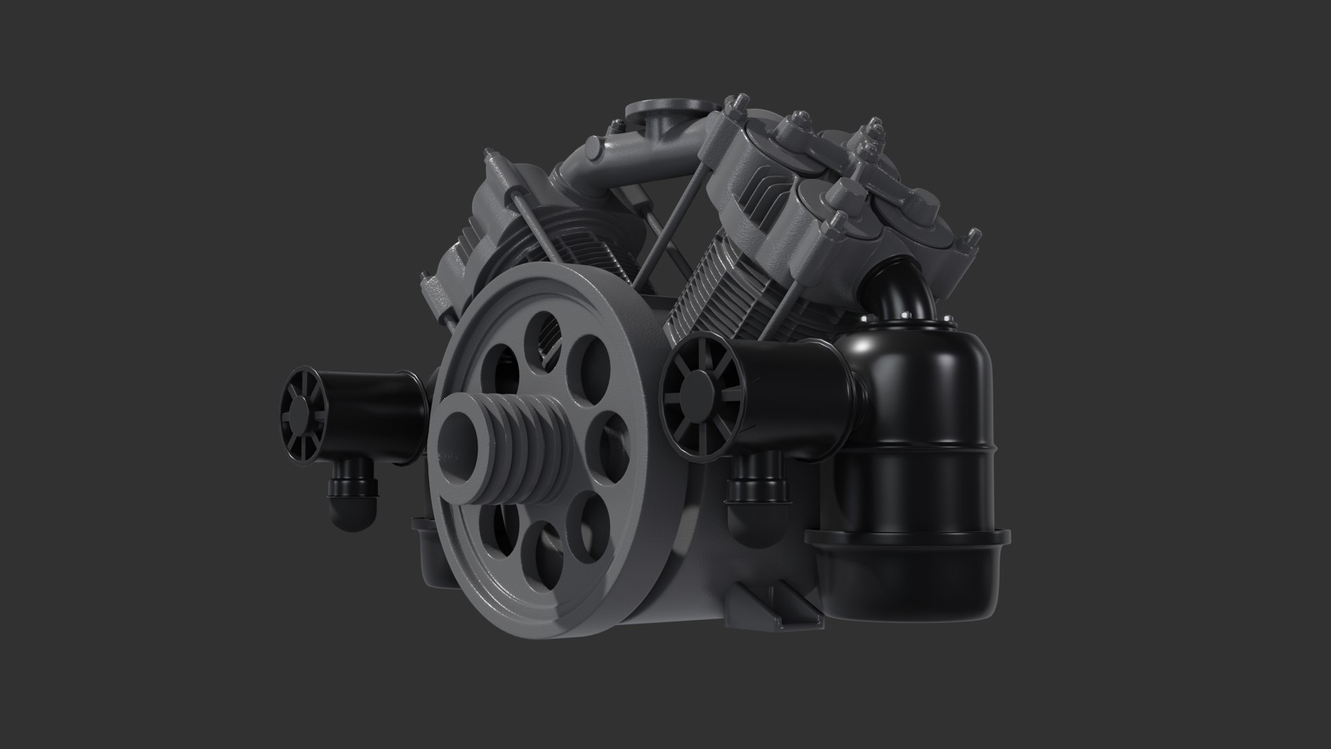 Air Compressor Betico SB2 3D Model - TurboSquid 2205345