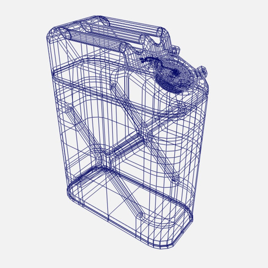 3d Hi-res Ww2 Jerrycan