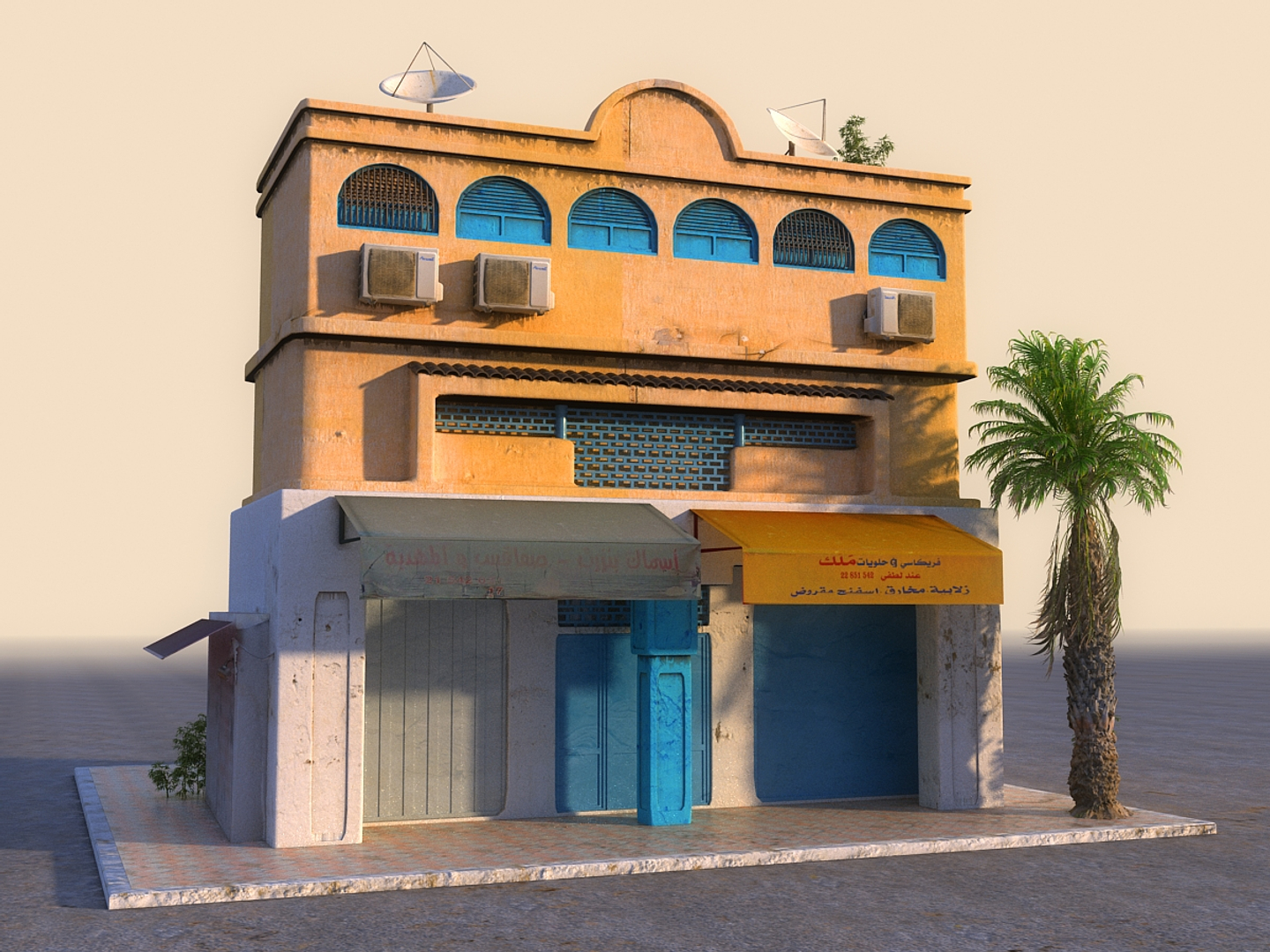 3D Model Arab House Hd - TurboSquid 1442359