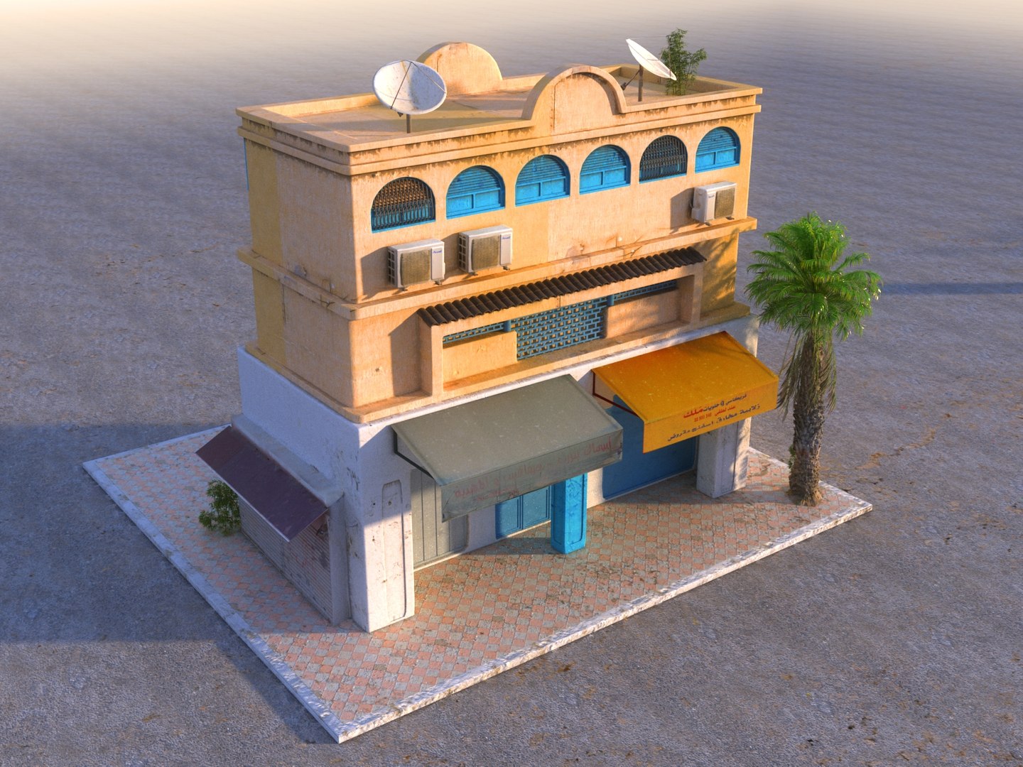 3D Model Arab House Hd - TurboSquid 1442359