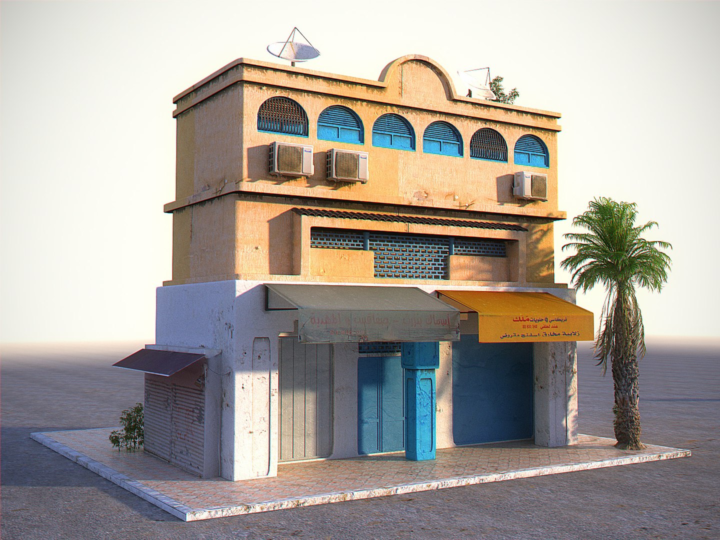 3D Model Arab House Hd - TurboSquid 1442359