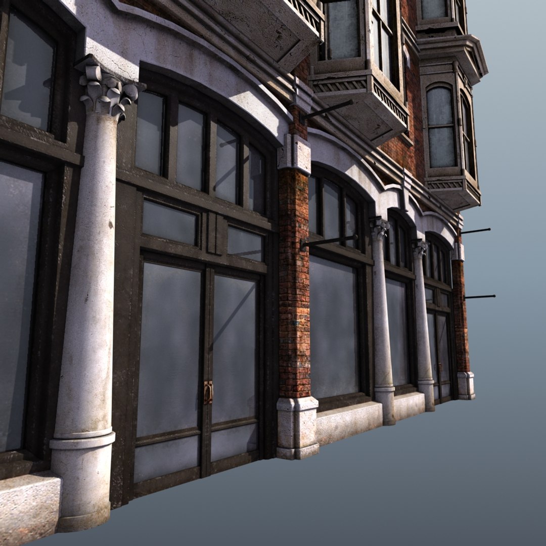 3d Model Victorian Building