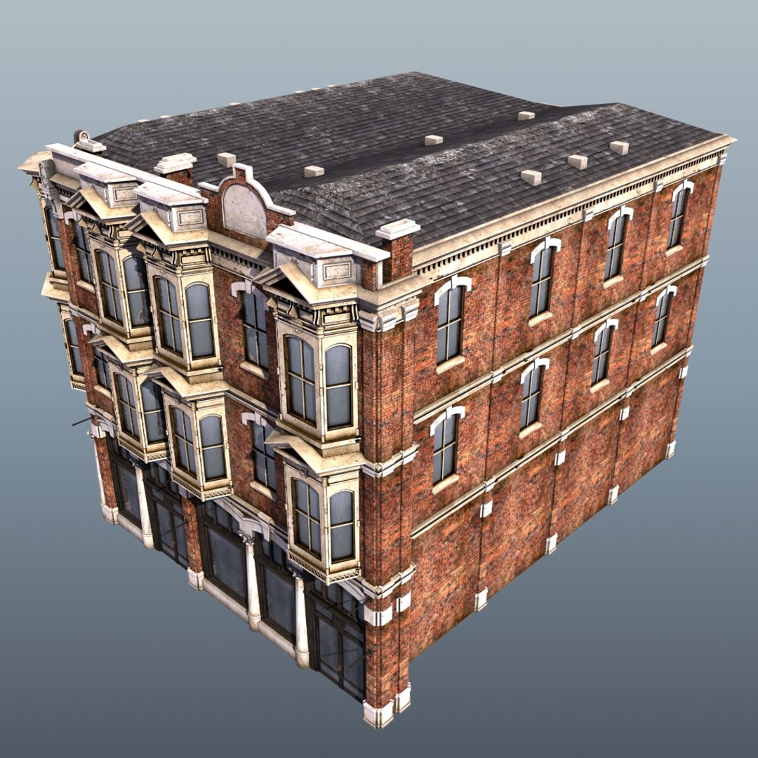 3d Model Victorian Building