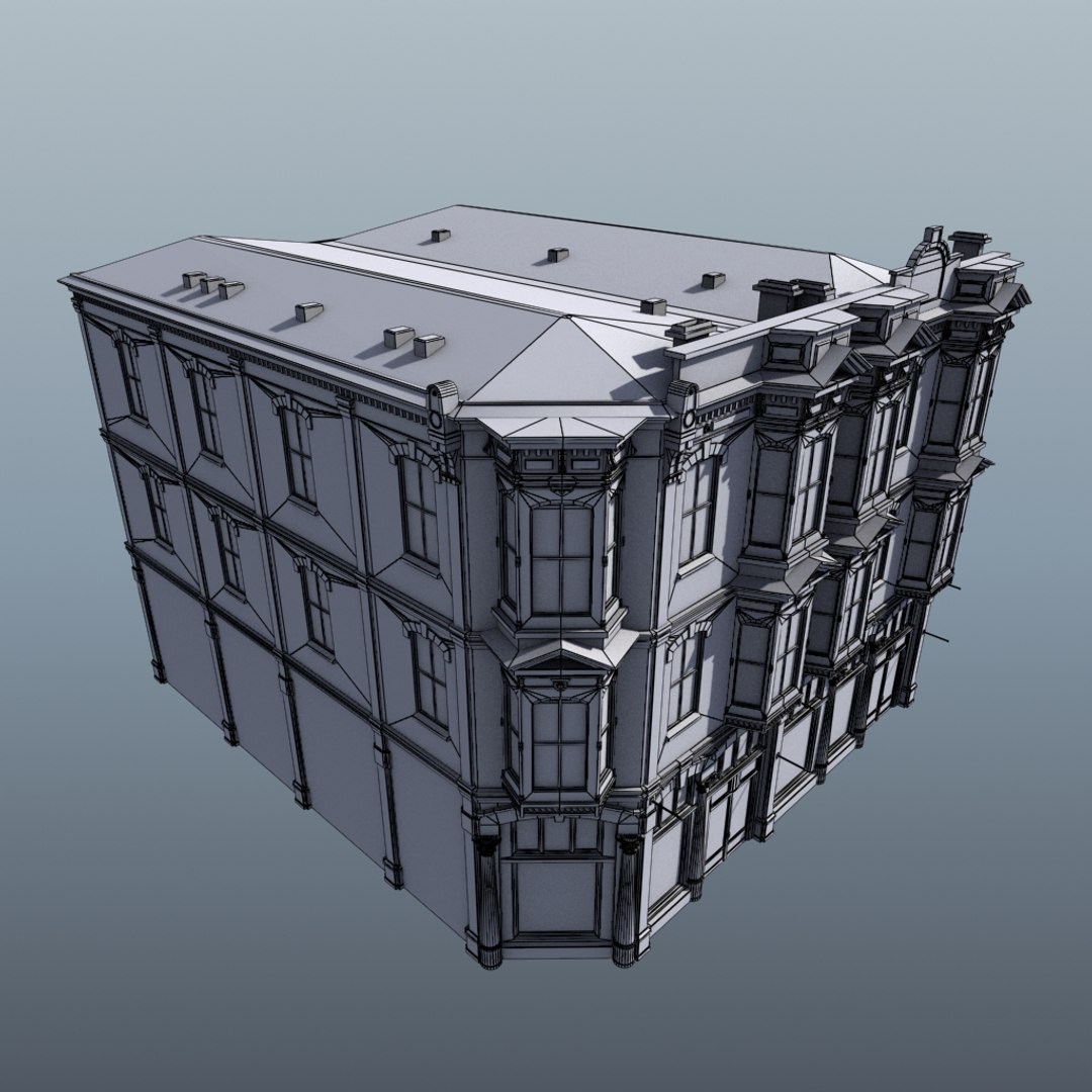 3d Model Victorian Building