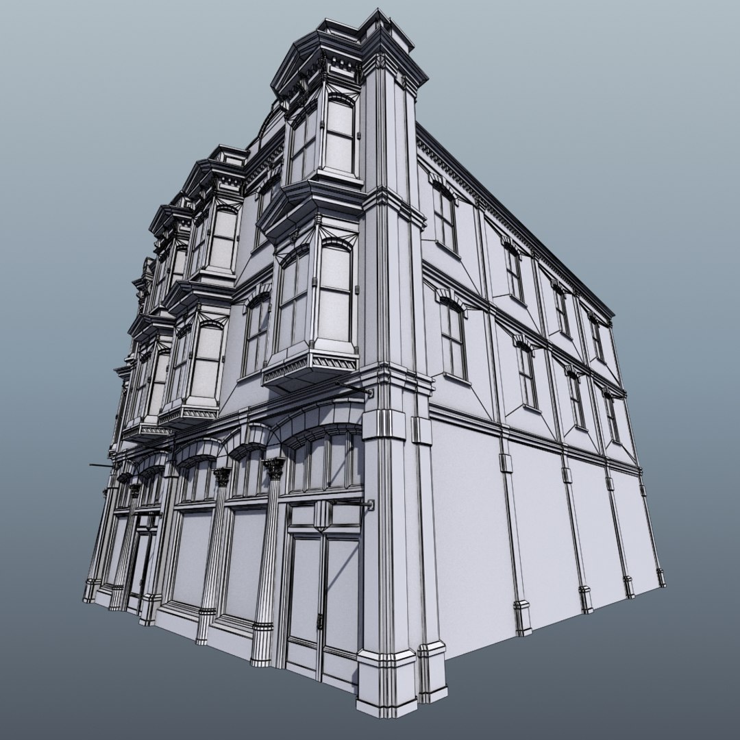 3d Model Victorian Building
