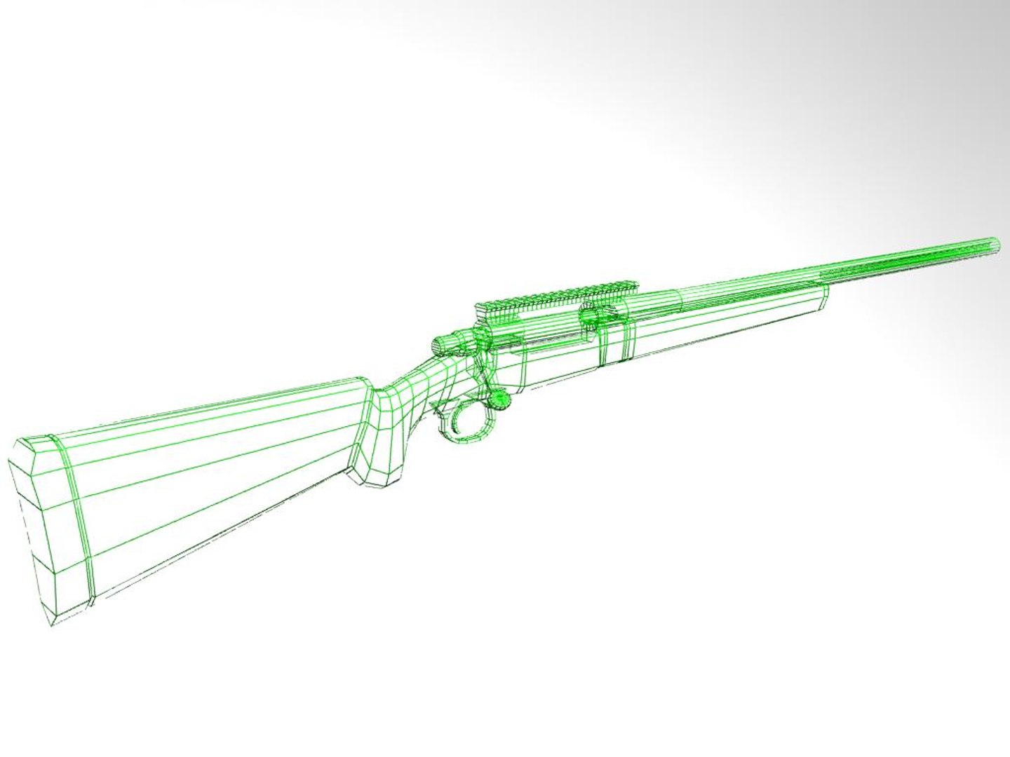 Remington Pss 700 Sniper Rifle 3d Model