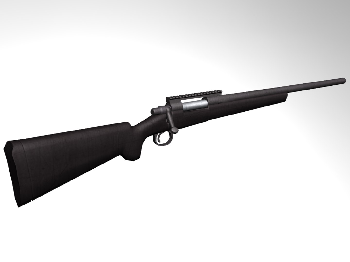 Remington Pss 700 Sniper Rifle 3d Model