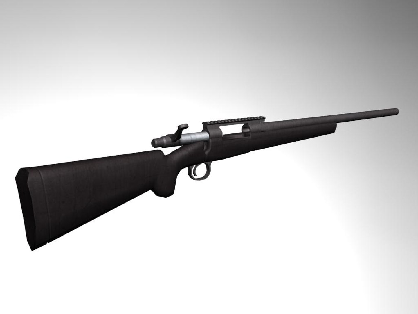 Remington Pss 700 Sniper Rifle 3d Model