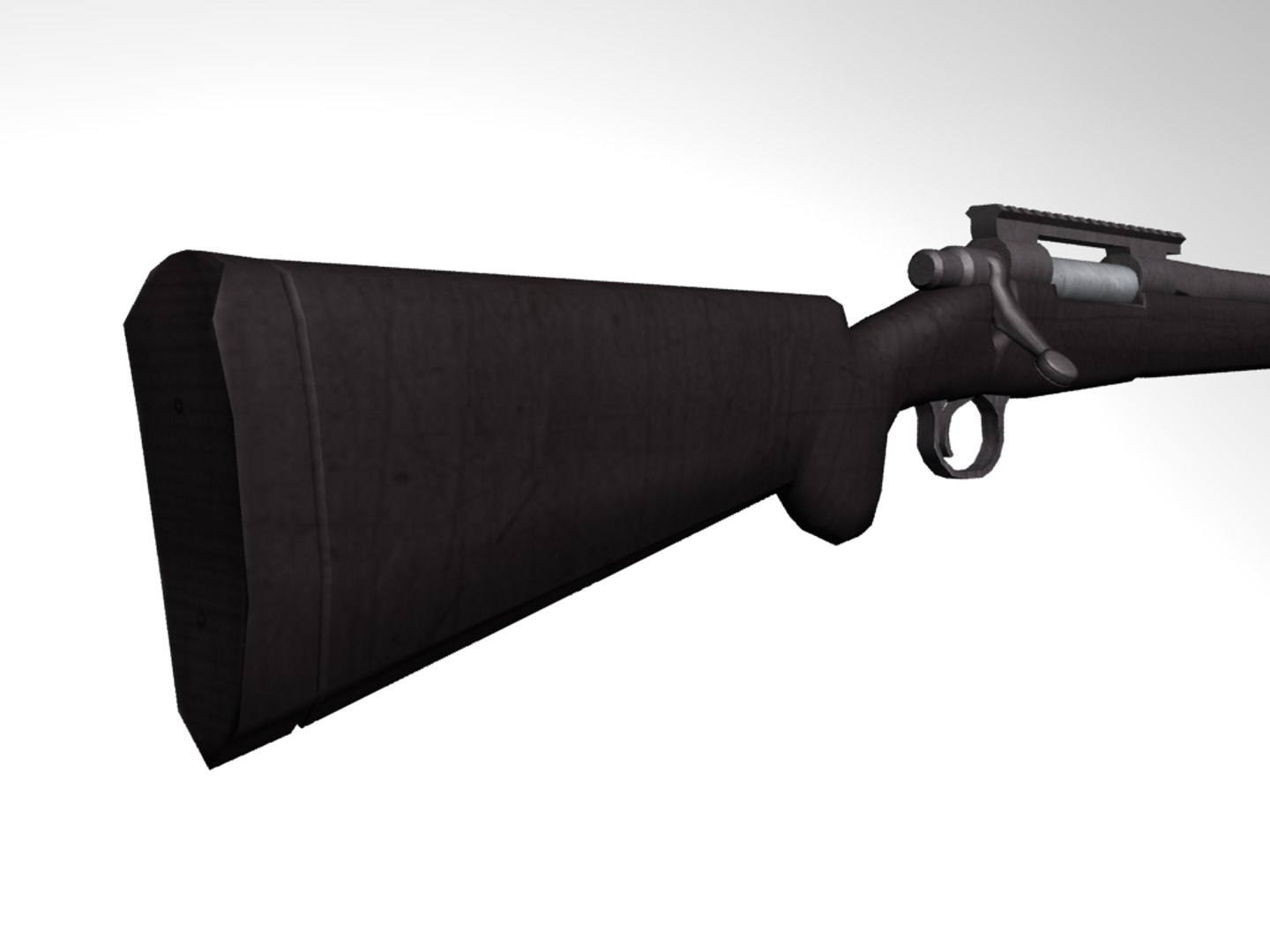 Remington Pss 700 Sniper Rifle 3d Model