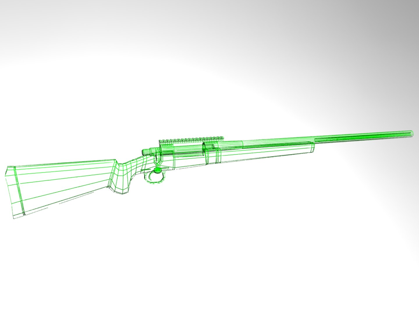 Remington Pss 700 Sniper Rifle 3d Model