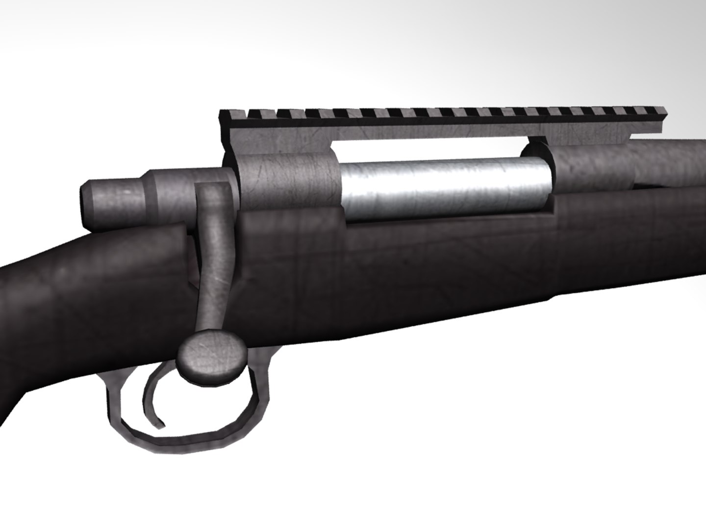 Remington Pss 700 Sniper Rifle 3d Model