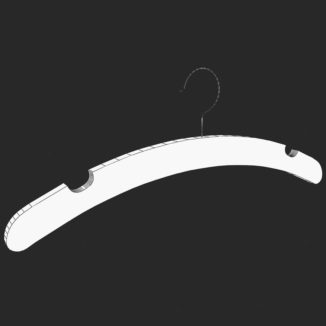 3d hanger modeled model