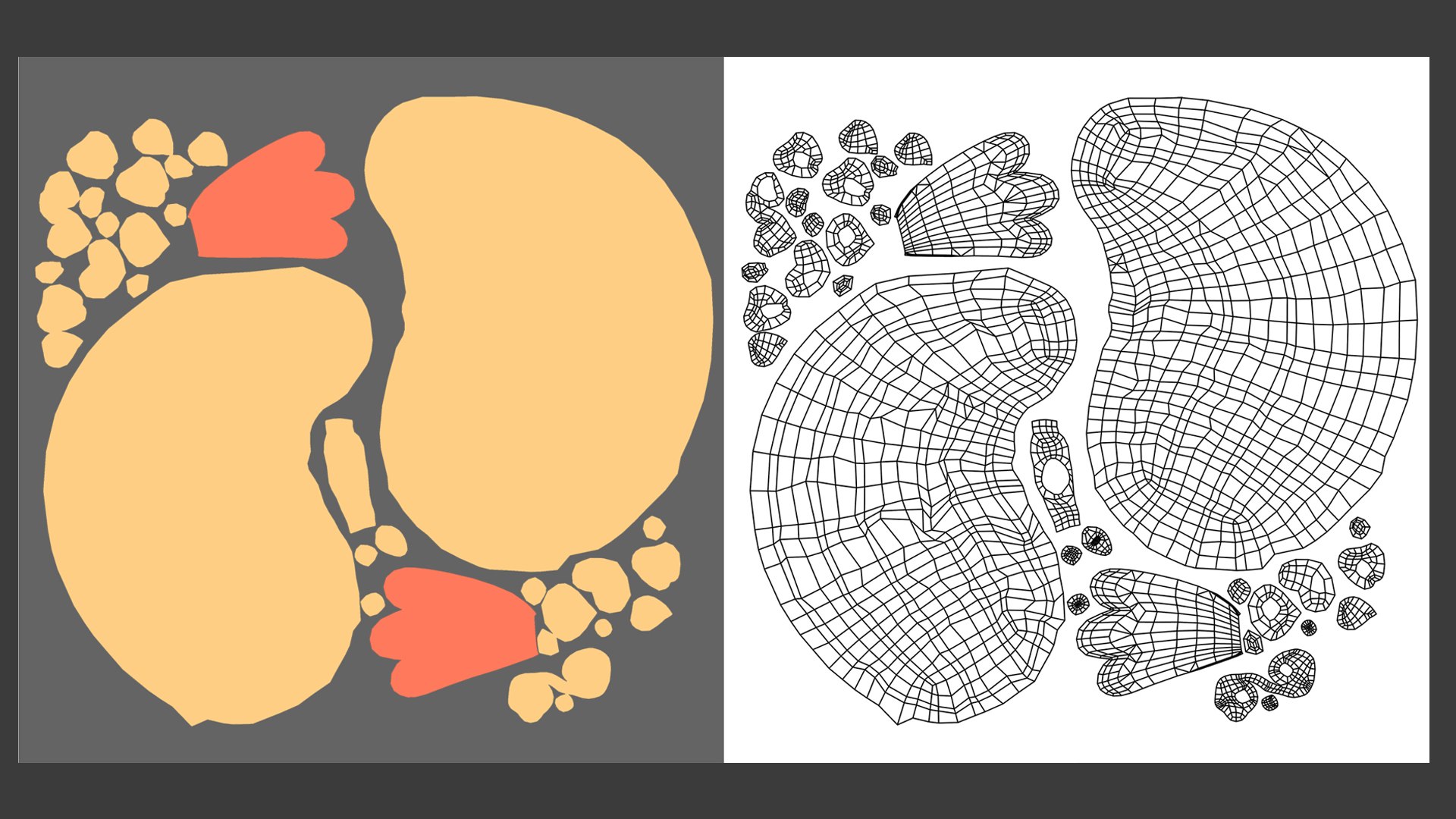 3D Cartoon Crispy Fried Prawn Model - TurboSquid 1955936