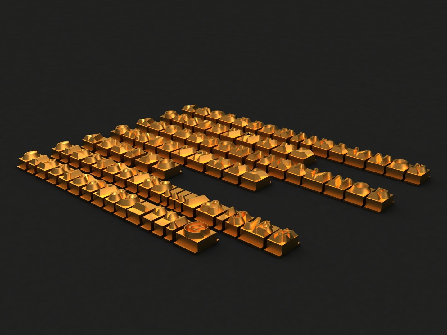 Abc Mold Ready 3D - TurboSquid 1259260