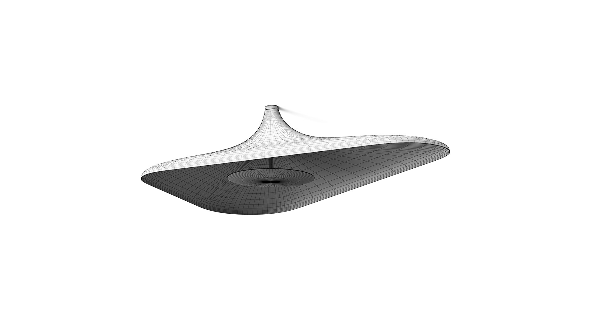 3D Luceplan Soleil Noir Ceiling Lamp - TurboSquid 2247048