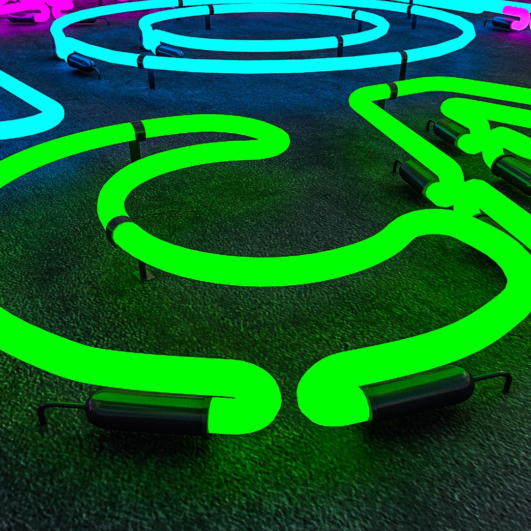 Neon Sign 3D Model - TurboSquid 1438388