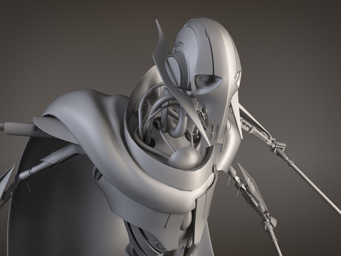 3d Model General Star Wars