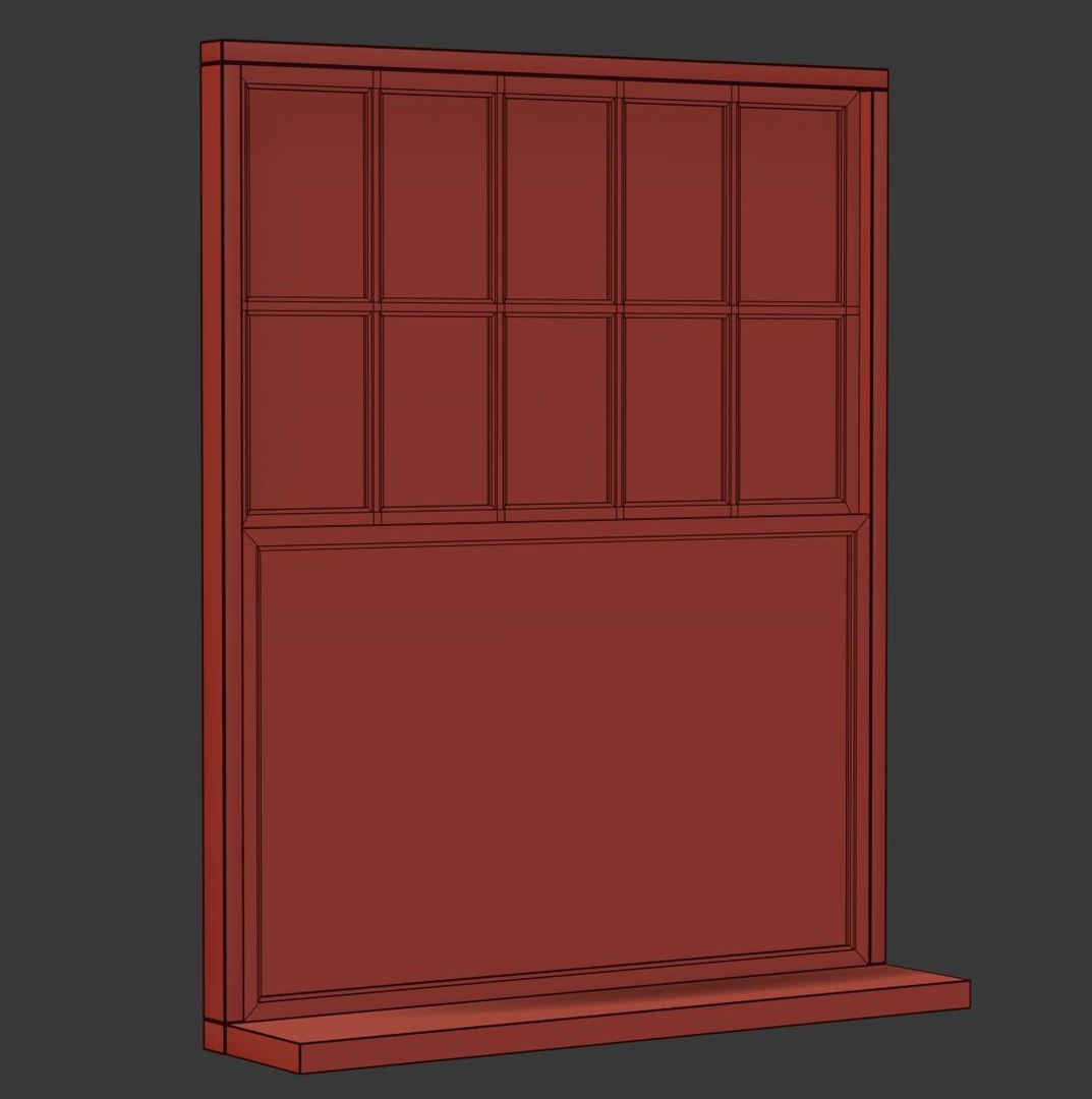 Rectangle Windows 3D Model - TurboSquid 1735057