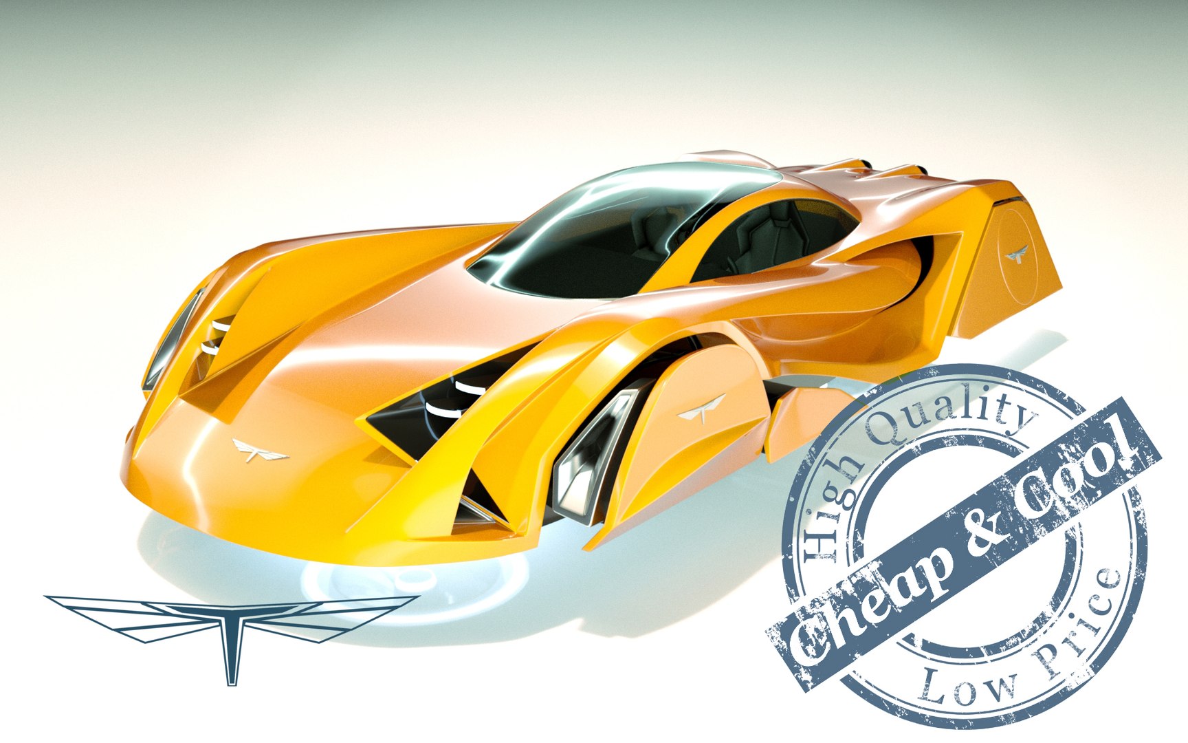10 1 Cool Hover Car 3D - TurboSquid 1210570