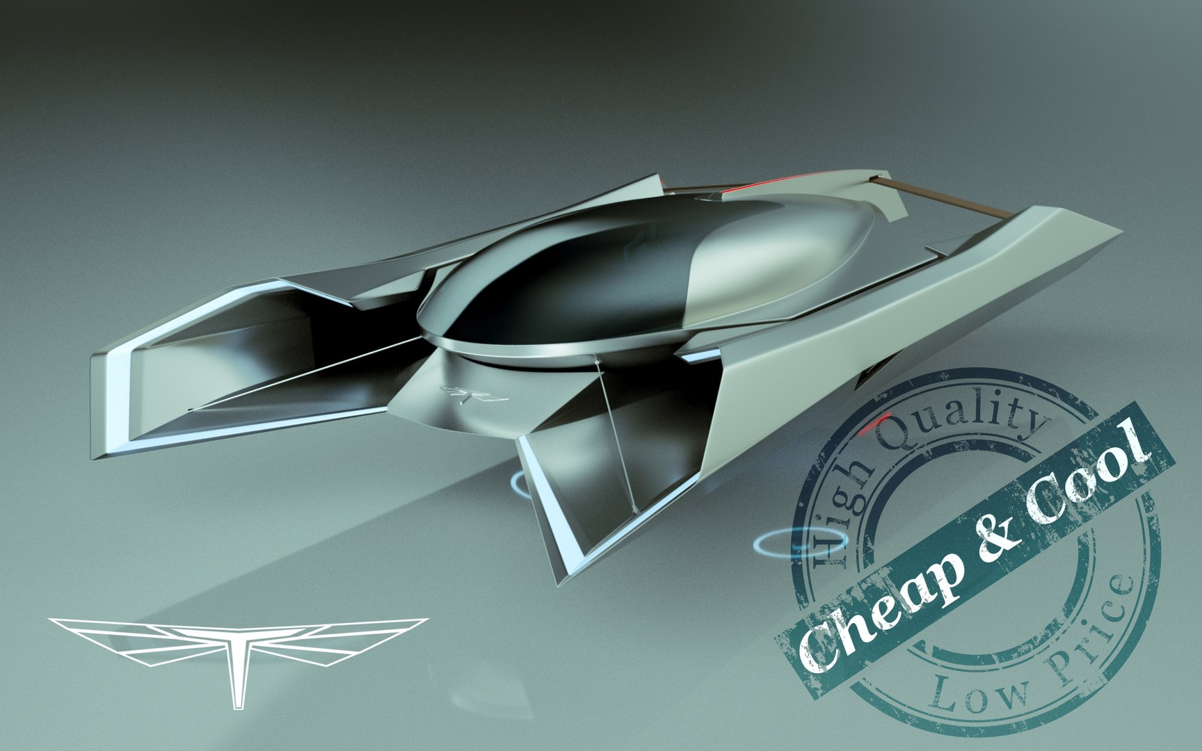 10 1 Cool Hover Car 3D - TurboSquid 1210570