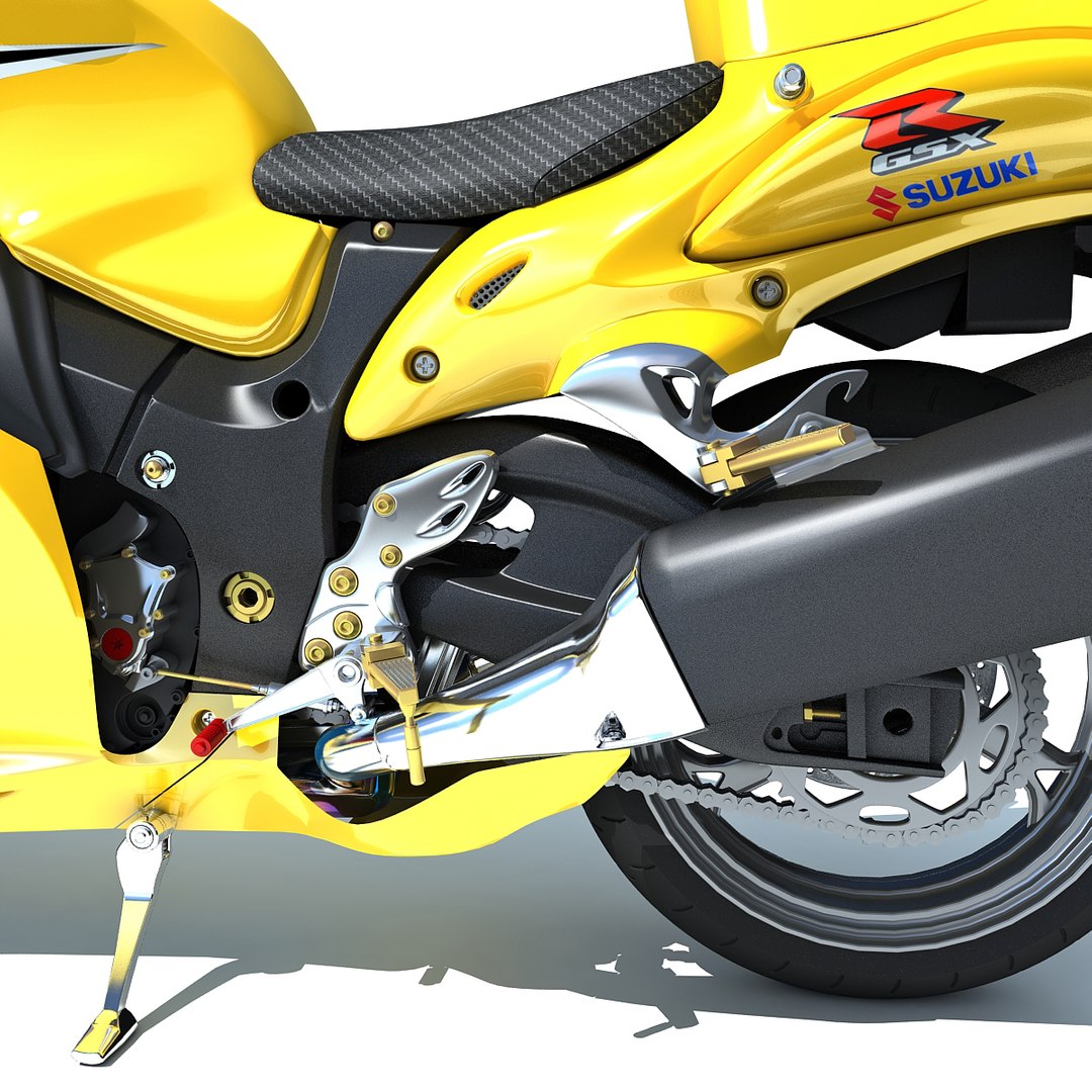 3d Model Suzuki Hayabusa Motorcycle