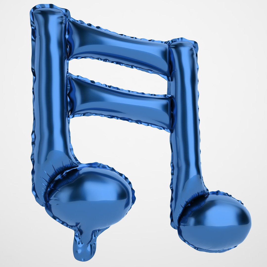 Foil Balloon Note 3D Model - TurboSquid 1454891