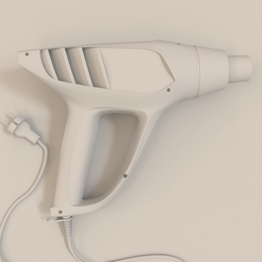 3d Heat Gun Model