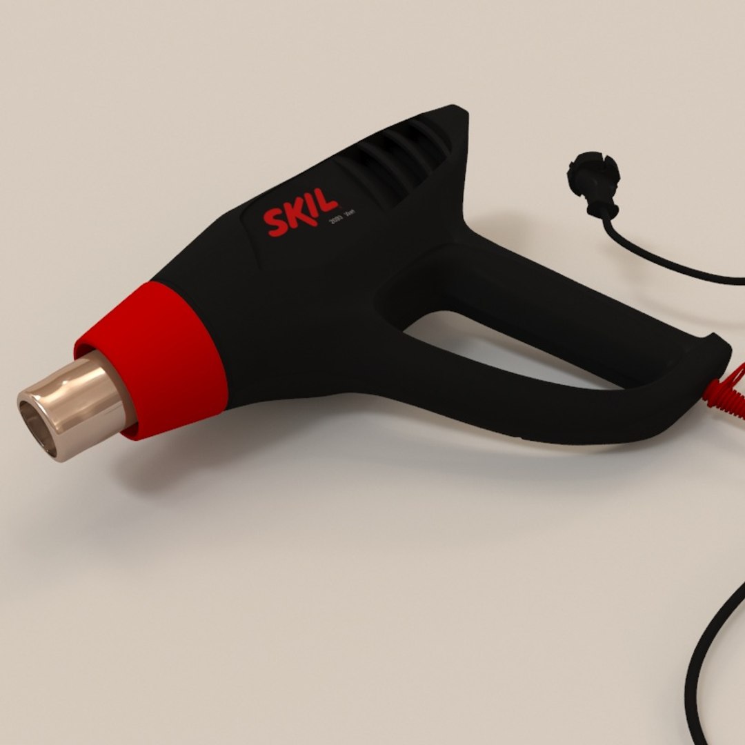 3d Heat Gun Model