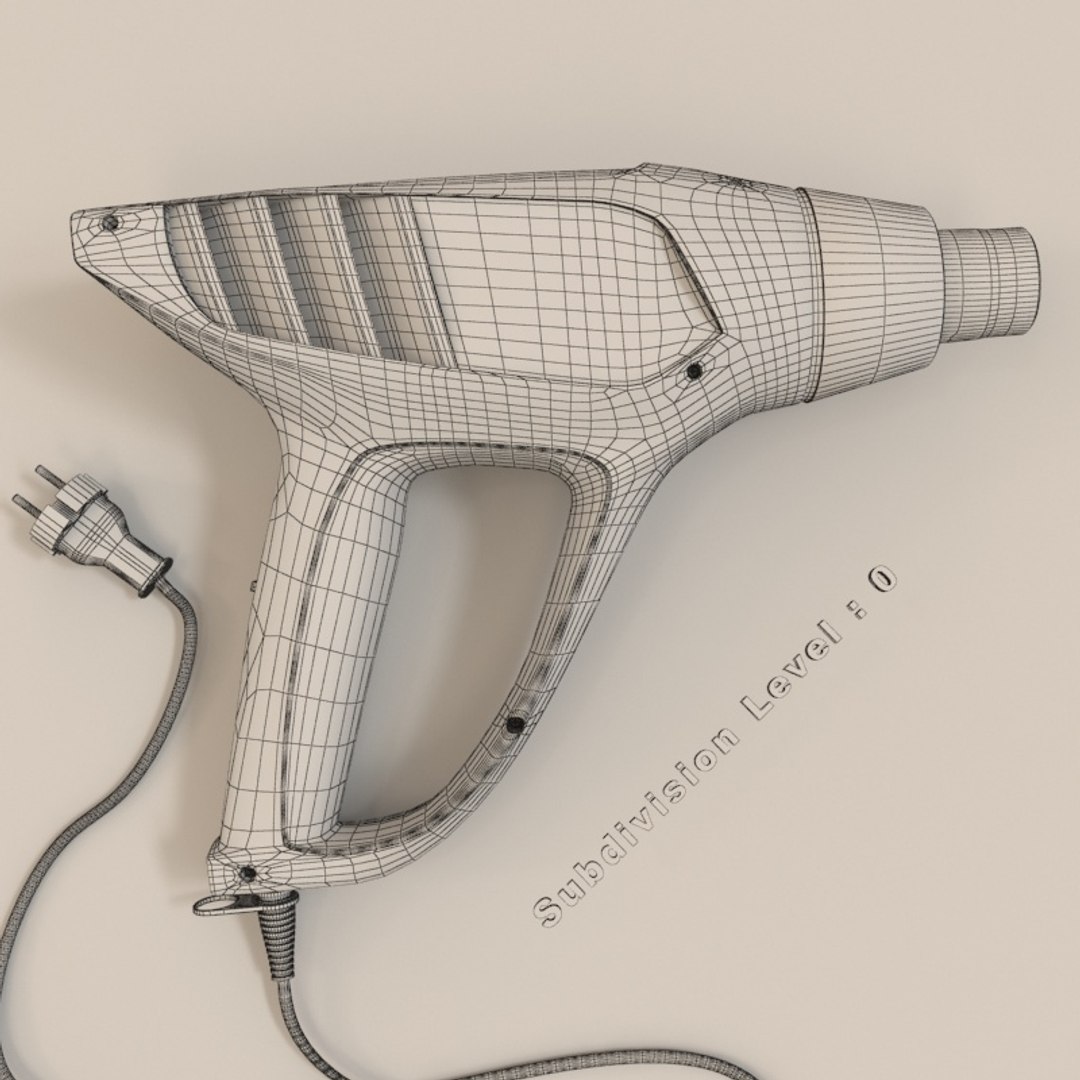 3d Heat Gun Model