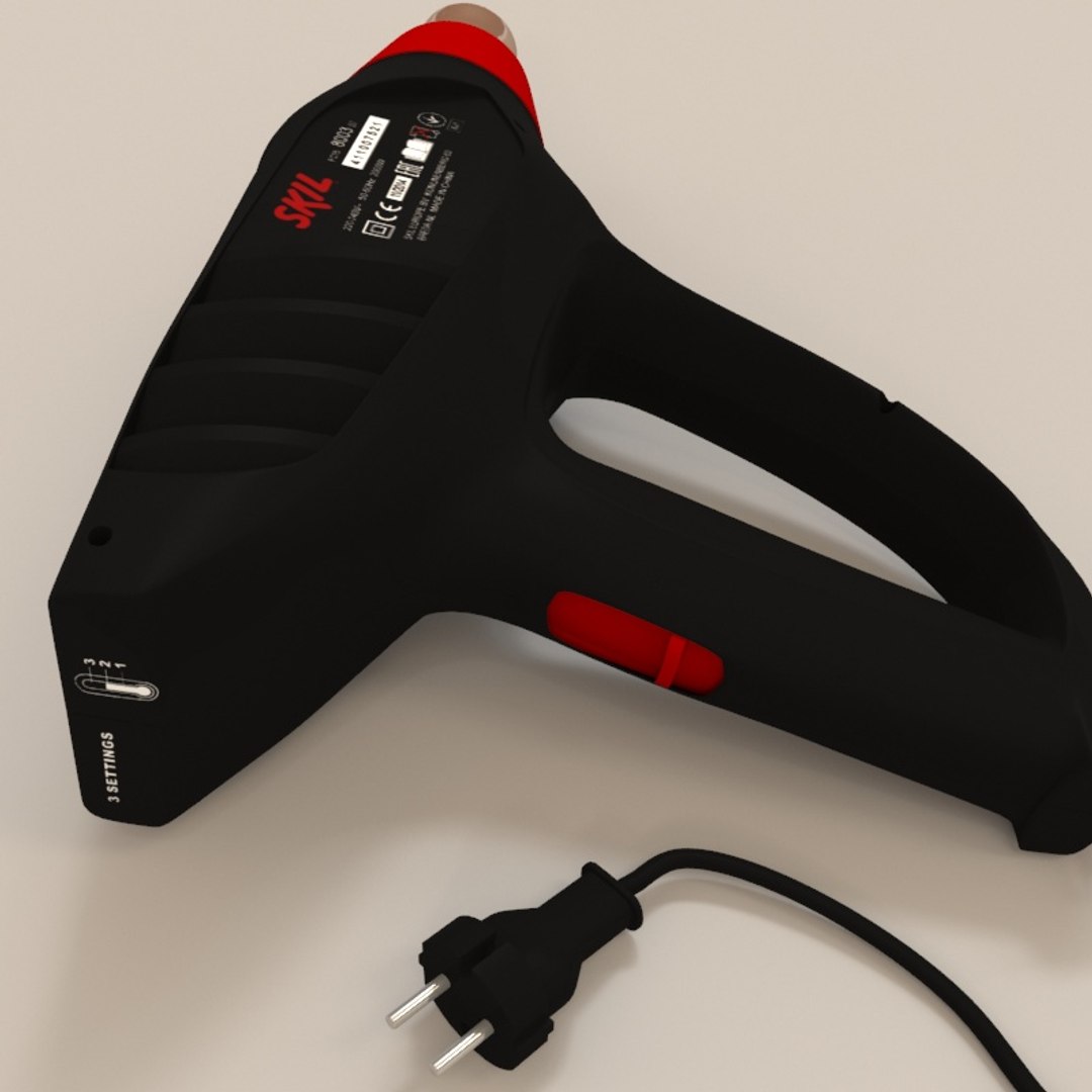 3d Heat Gun Model