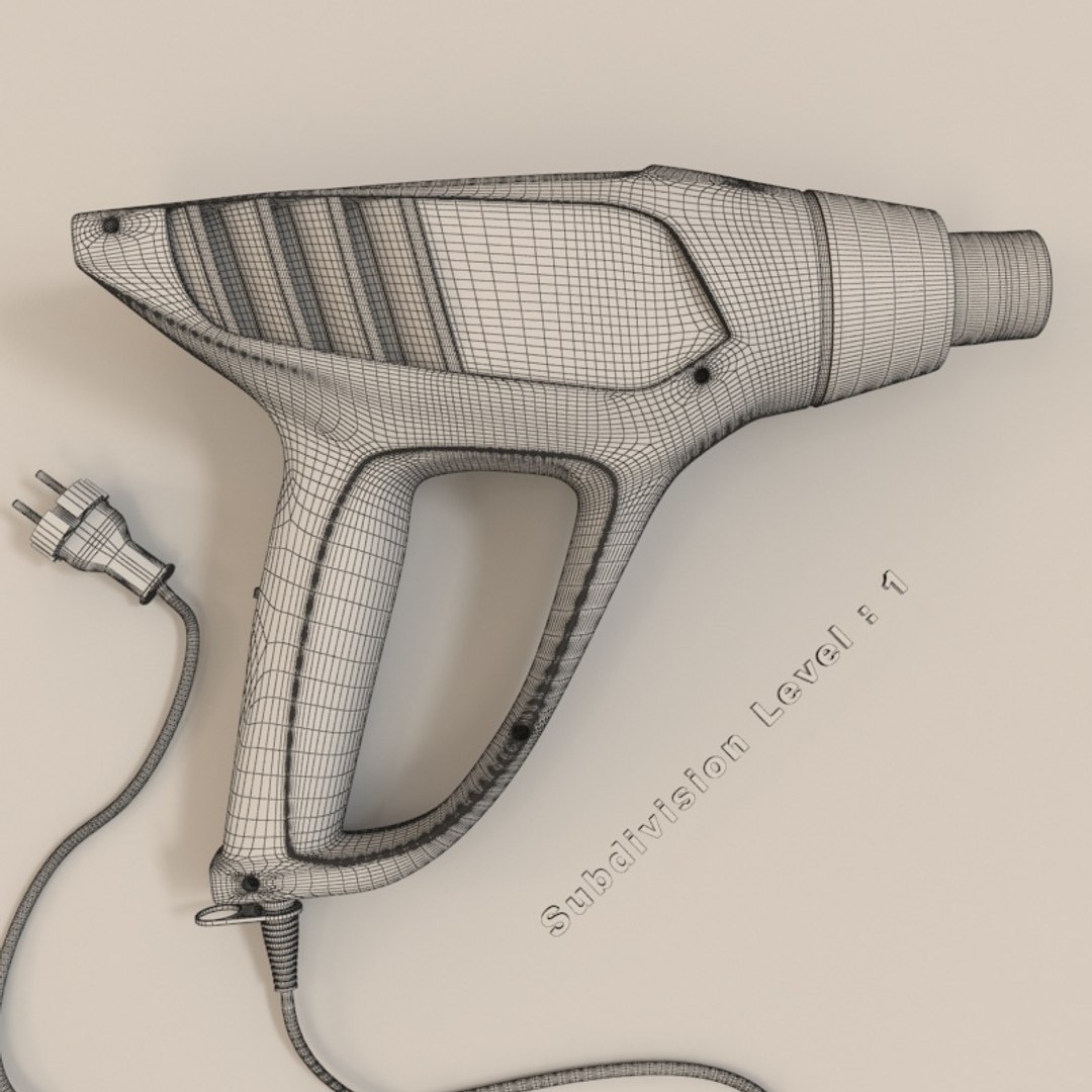 3d Heat Gun Model