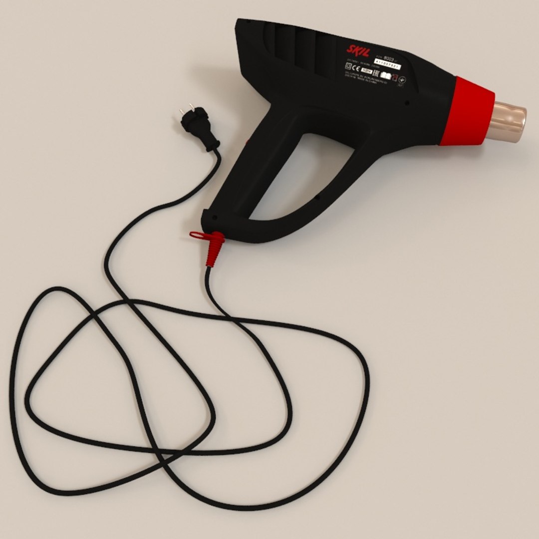 3d Heat Gun Model