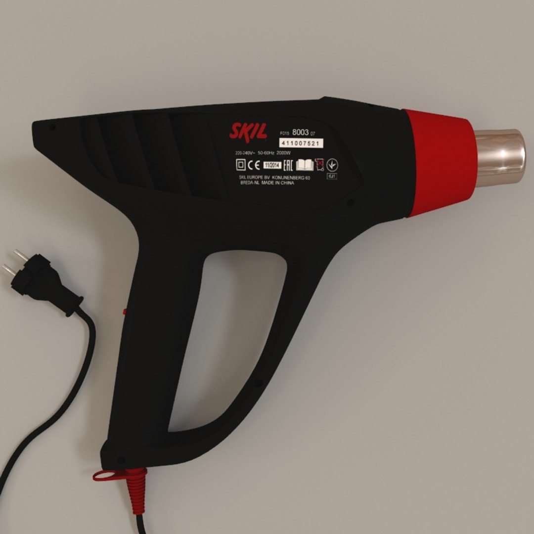3d Heat Gun Model