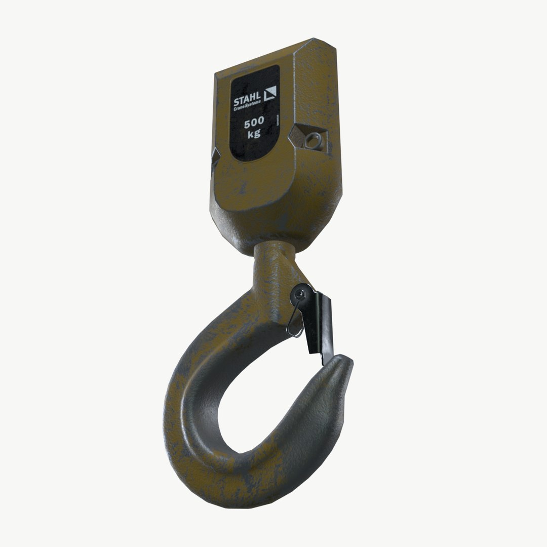 3D Industrial Hook - TurboSquid 2255318