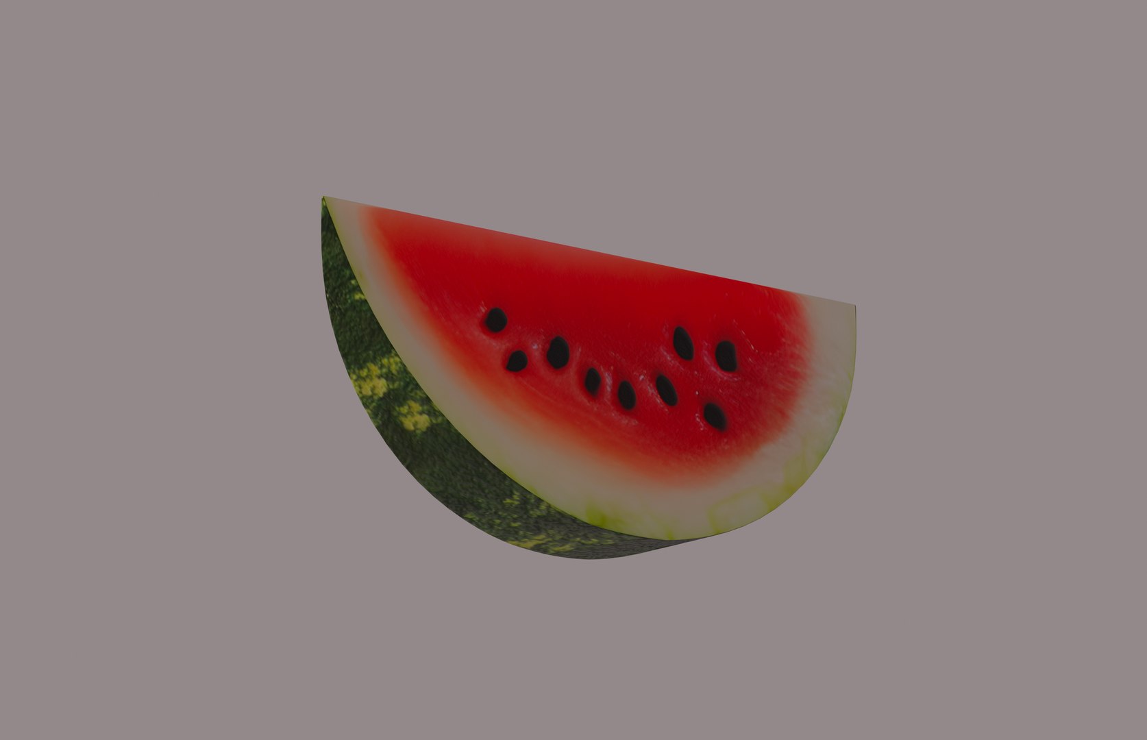 3D Watermelon Slice Model - TurboSquid 2058591