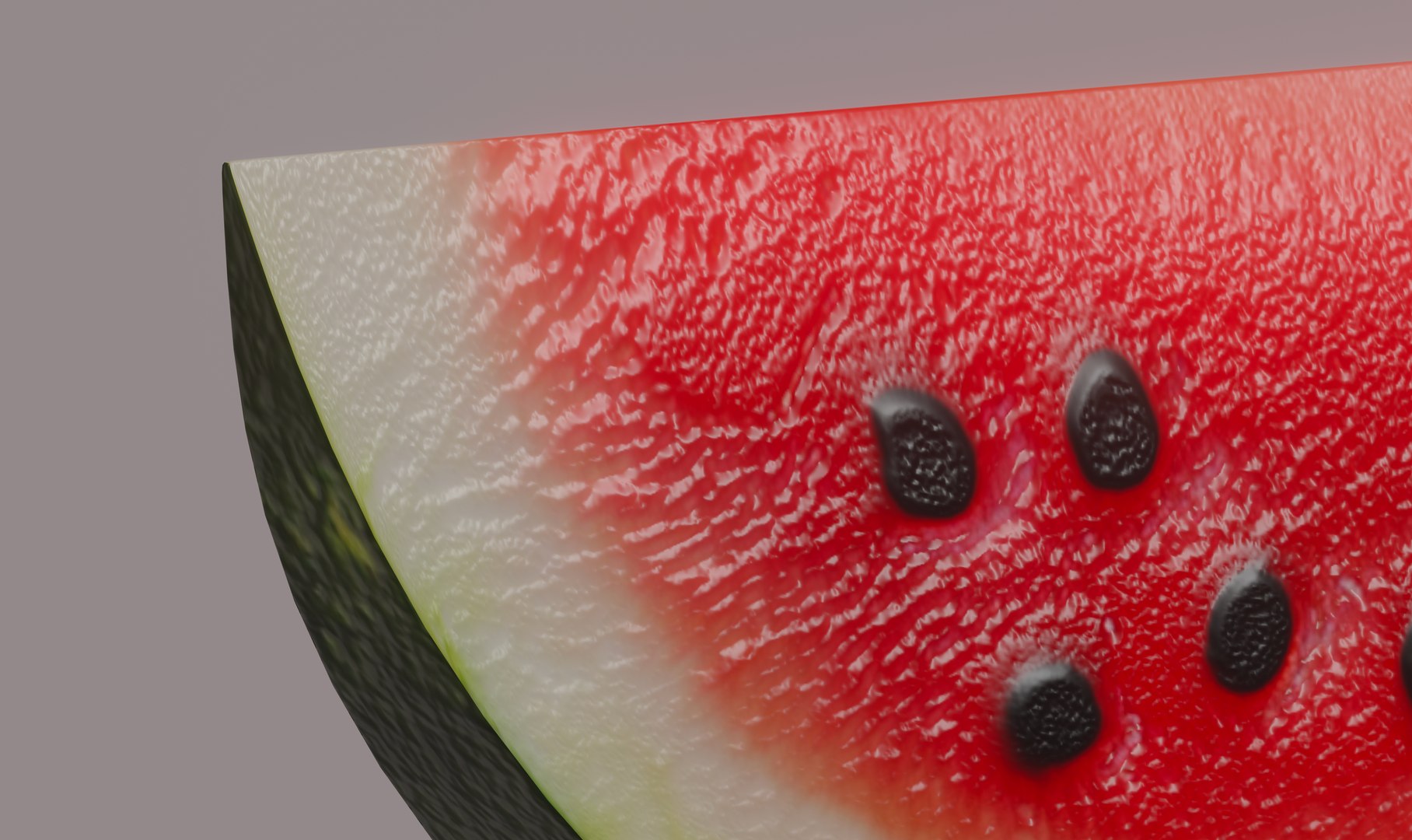 3D Watermelon Slice Model - TurboSquid 2058591