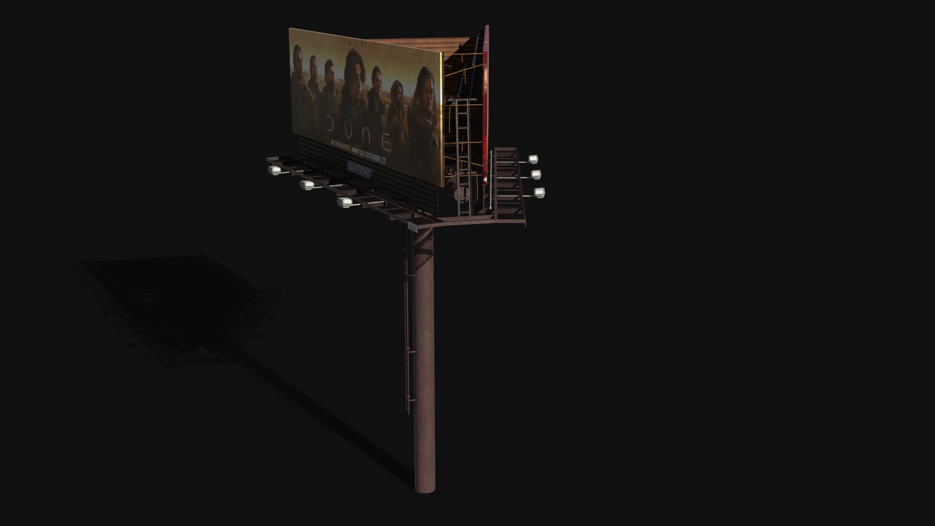Billboard - 5 Model - TurboSquid 1819532