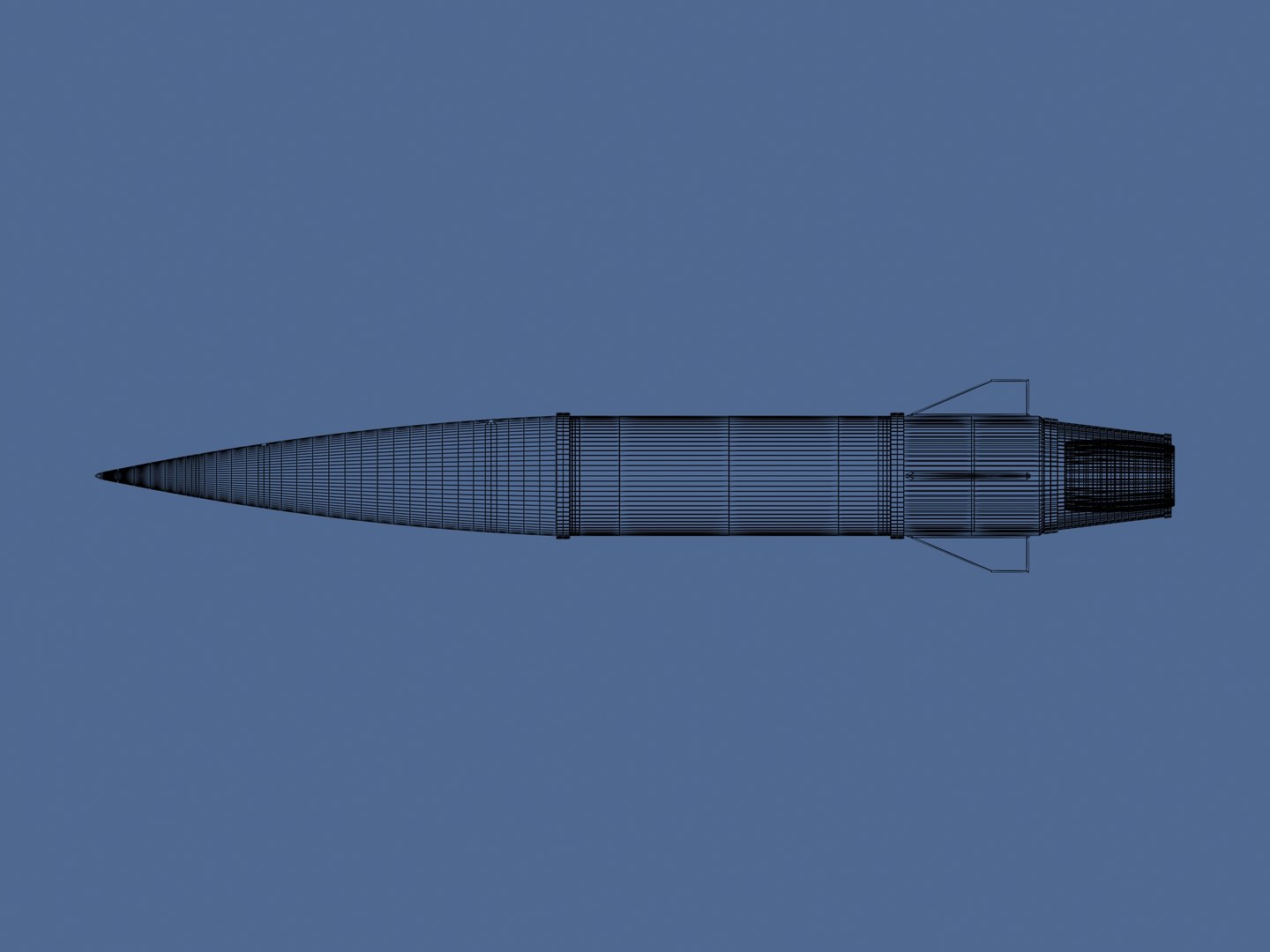 3D Hypersonic Projectile max model - TurboSquid 2073448