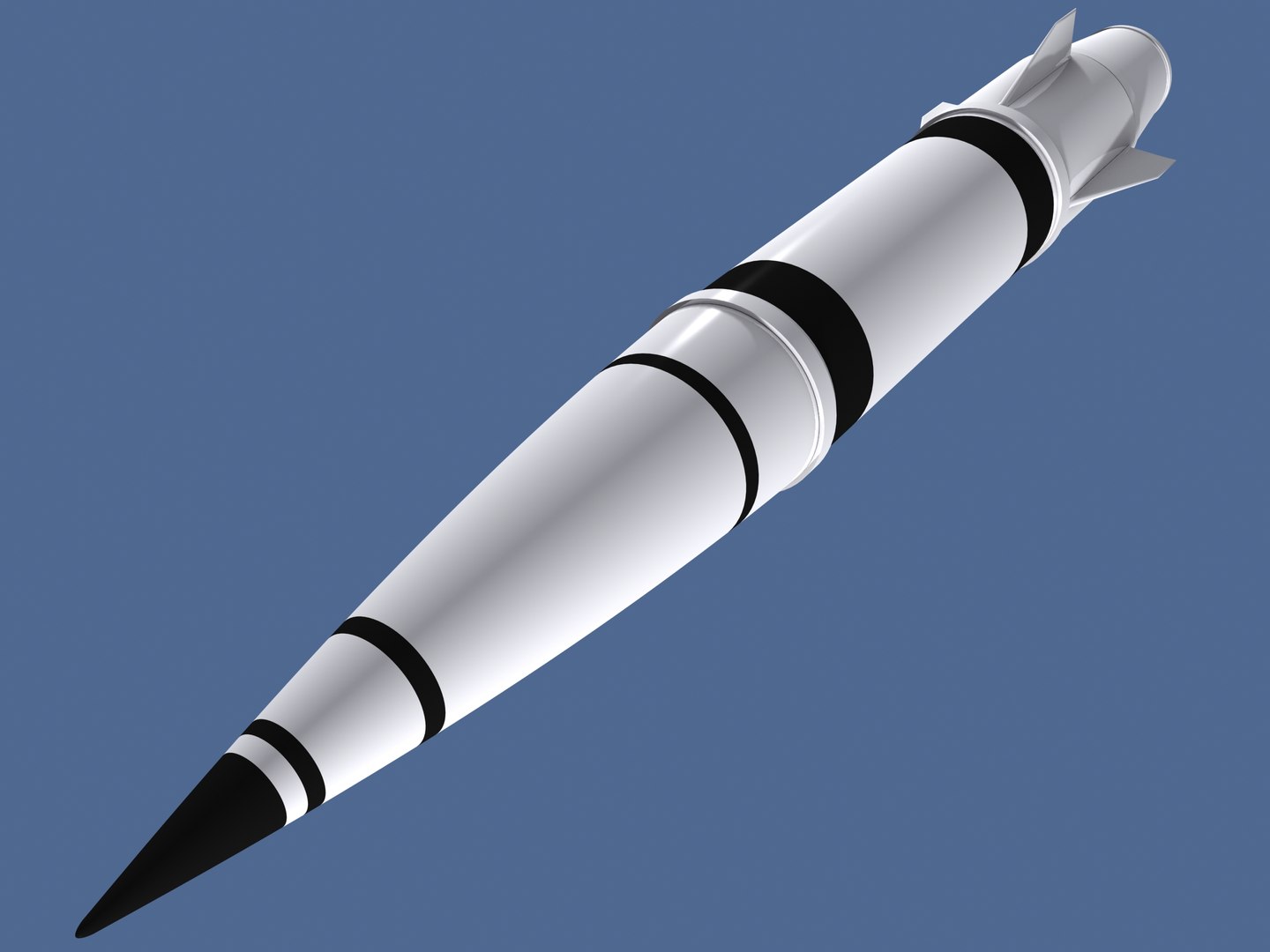 3D Hypersonic Projectile max model - TurboSquid 2073448