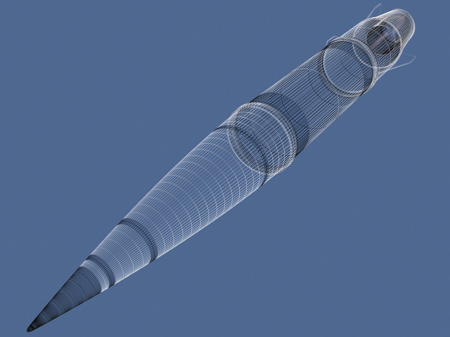 3D Hypersonic Projectile max model - TurboSquid 2073448