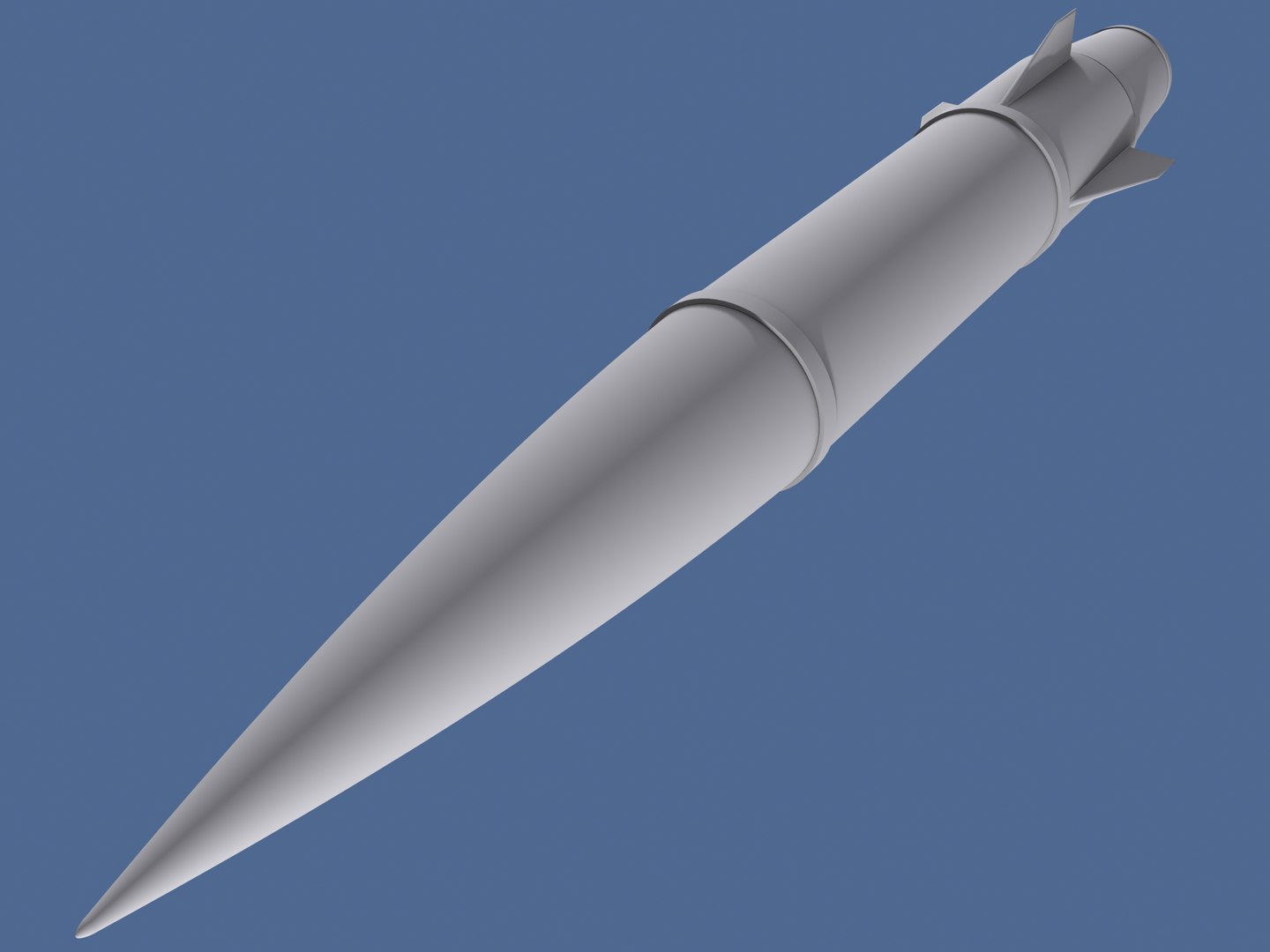 3D Hypersonic Projectile max model - TurboSquid 2073448